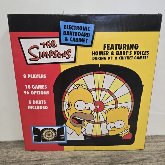 DMI Sports | Toys | New Vintage The Simpsons Electronic Dart Board ...